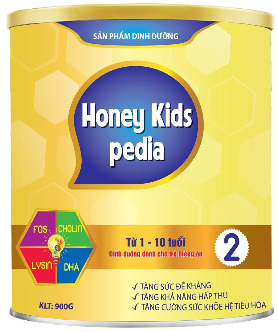 Sữa Honey Kids Pedia 900gr Bổ Sung Canxi, Vitamin D3, DHA Và Omega 3,6 Cho Sự Phát Triển Toàn ...