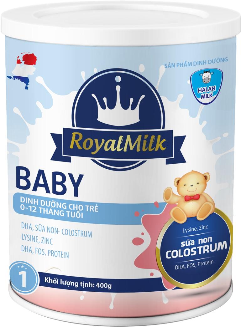 Sữa Royal Milk Baby 400g Bổ Sung Dinh Dưỡng Cho Bé Thành Phần Chứa EPA ...